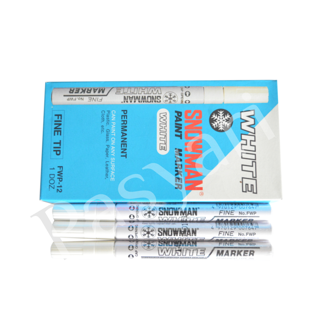 Snowman Spidol Putih / Marker Permanent - Pasyari